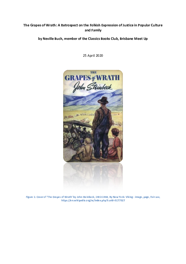 (PDF) The Grapes of Wrath: A Retrospect on the Folkish Expression of ...