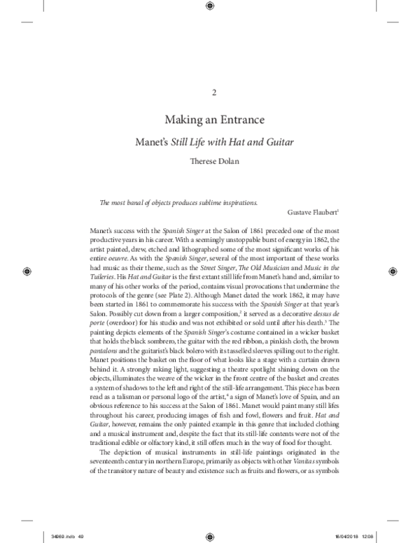 (PDF) The most banal of objects produces sublime inspirations