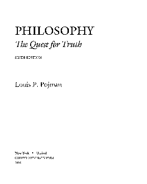 (PDF) -Philosophy the quest for truth