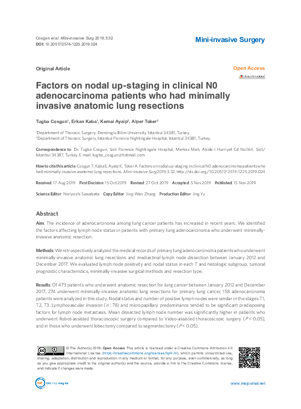 (PDF) Retrospective Analysis of Nodal Spread Patterns According to ...