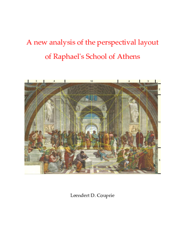 (PDF) Expanded Analysis of Raphael's School of Athens Perspective