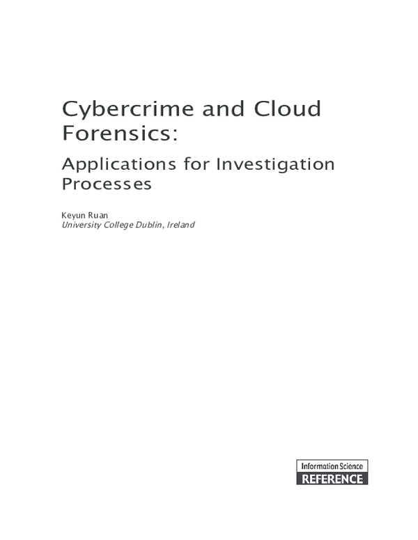 (PDF) Cybercrime and Cloud Forensics: Applications for Investigation ...