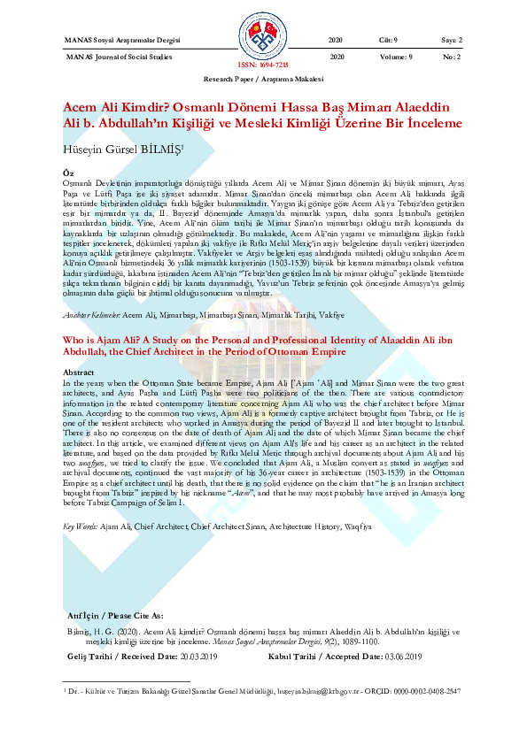 (PDF) Who is Ajam Ali? A Study on the Personal and Professional ...