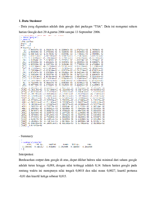 (DOC) Data Stasioner