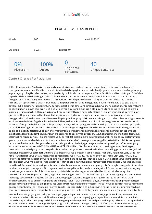 (PDF) PLAGIARISM SCAN REPORT