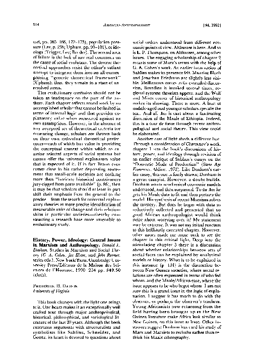 (PDF) History, Power, Ideology: Central Issues in Marxism and ...