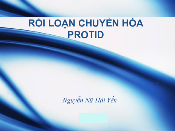 (PDF) RỐI LOẠN CHUYỂN HÓA PROTID