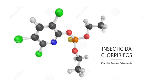 (PDF) INSECTICIDA CLORPIRIFOS | CLAUDIA FRANCO - Academia.edu