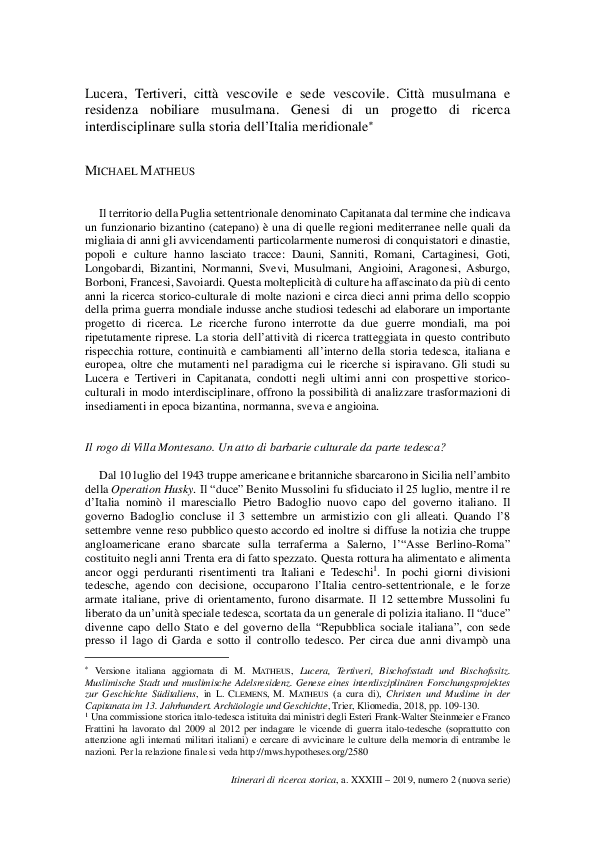 (PDF) Lucera, Tertiveri, città vescovile e sede vescovile. Città ...