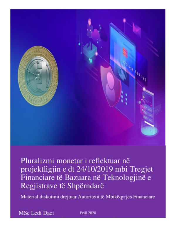 (PDF) Pluralizmi monetar i reflektuar në projektligjin e dt 24/10/2019 ...