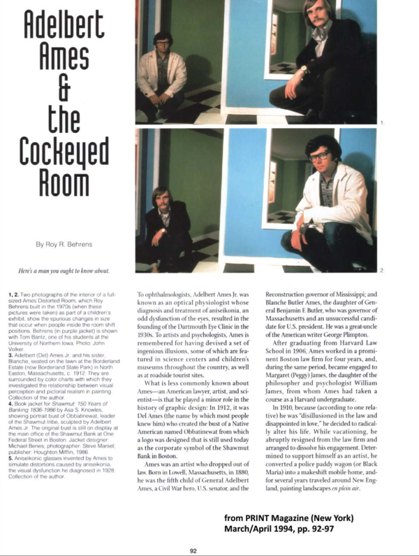 (PDF) Adelbert Ames and the Cockeyed Room