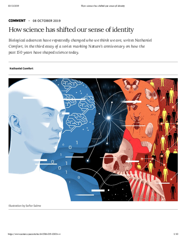 (PDF) How Science Has Shifted Our Sense of Identity