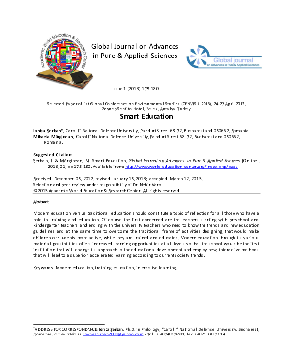 (PDF) Smart Education