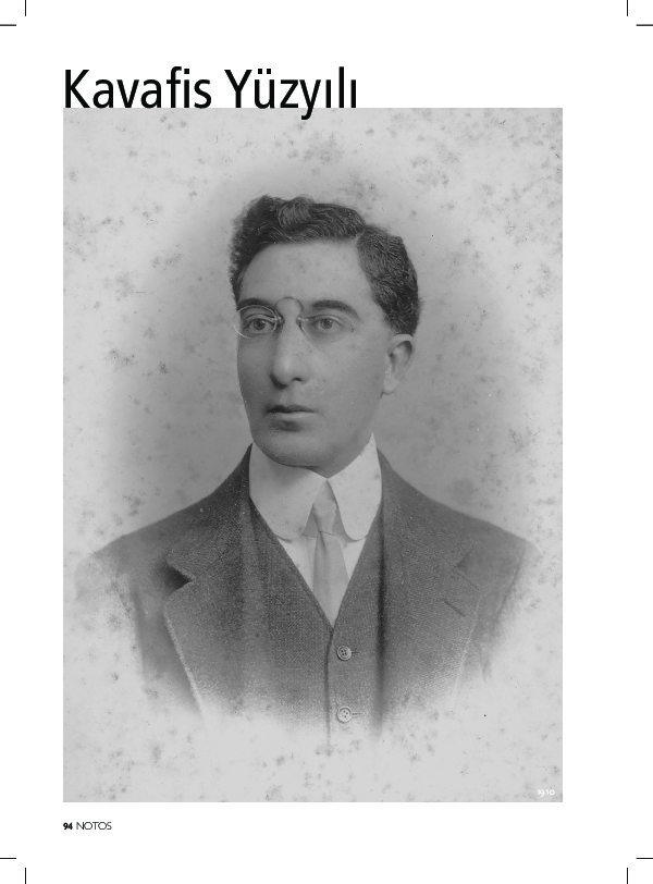 (PDF) Gregory Jusdanis - Kavafis Yüzyılı (Notos 45)