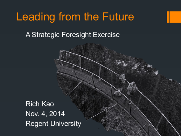 (PPT) Strategic Foresight Planning