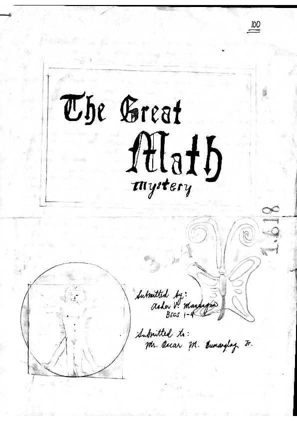 (PDF) The Great Math Mystery
