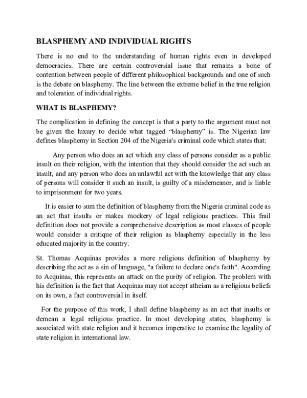 Individual Rights Definition