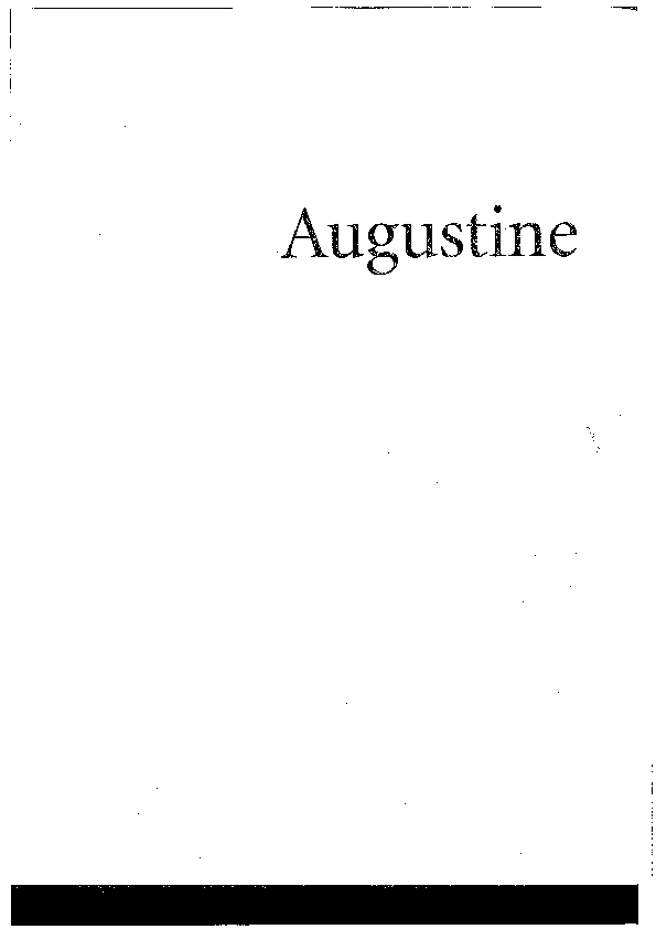 (PDF) Augustine through the Ages