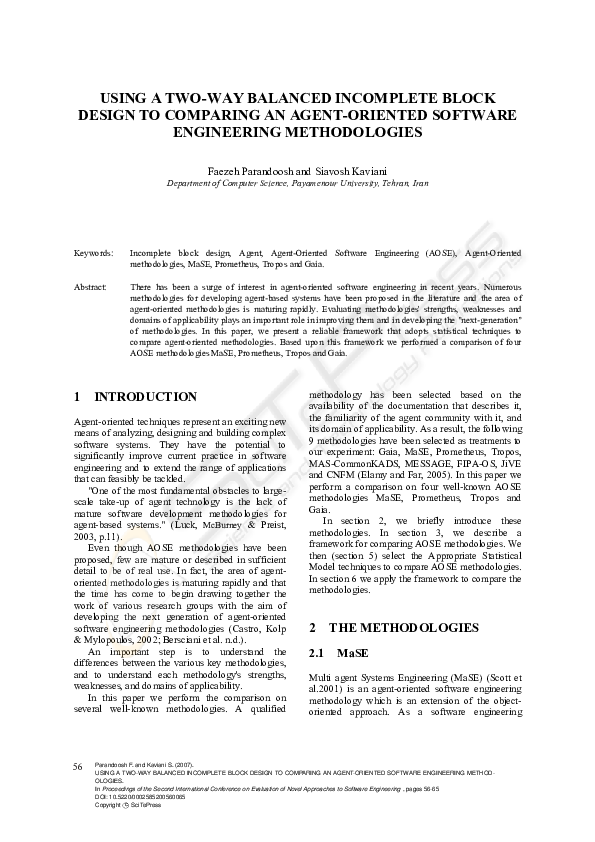 (PDF) USING A TWO-WAY BALANCED INCOMPLETE BLOCK DESIGN TO COMPARING AN ...