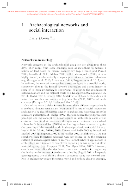 (PDF) (2020) Introduction, in: Donnellan, L. (ed.), Archaeological ...