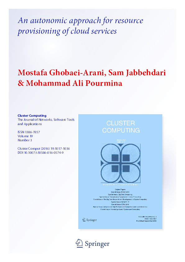 (PDF) An autonomic approach for resource provisioning of cloud services