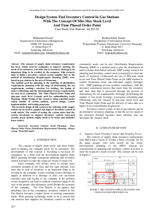 (PDF) Design System Fuel Inventory Control In Gas Stations With The ...