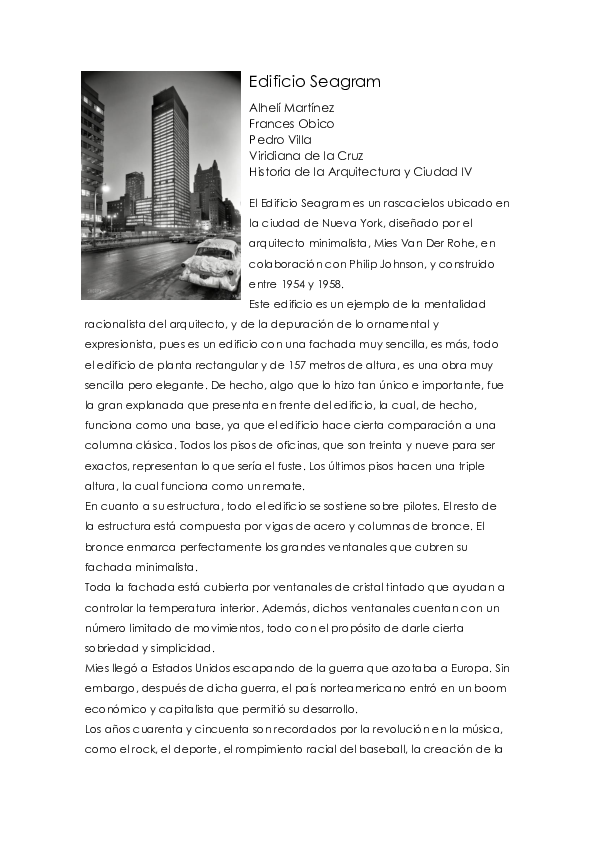 (PDF) Edificio Seagram