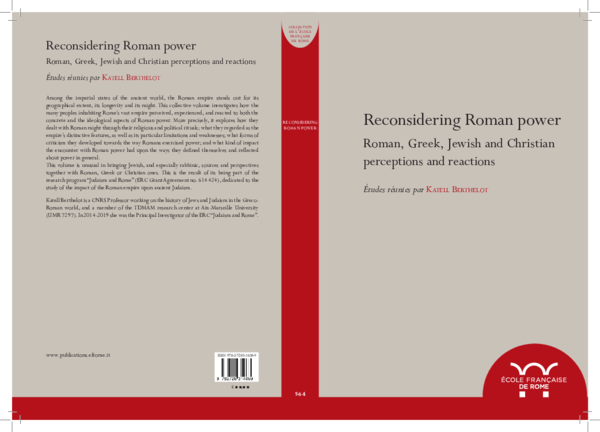 (PDF) Reconsidering Roman Power: Roman, Greek, Jewish and Christian ...