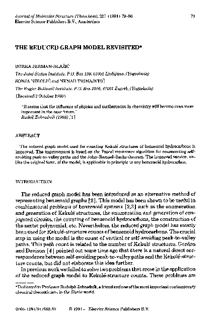 (PDF) The reduced graph model revisited