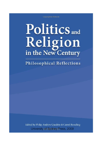 (PDF) Gods of the state: atheism, enlightenment and barbarity 1