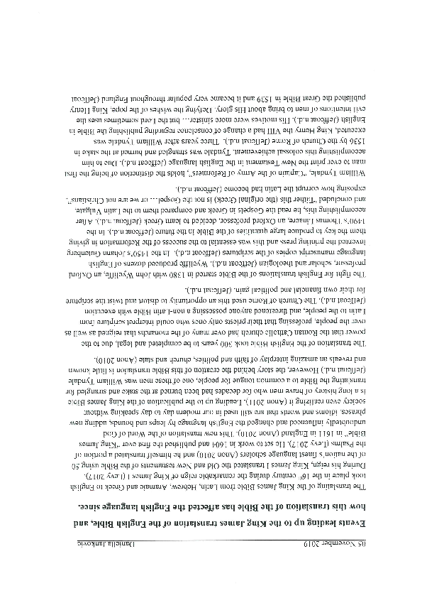 (PDF) Bible translation essay | Daniella Jankovic - Academia.edu