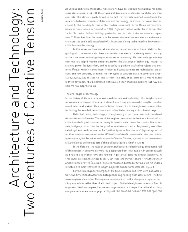 (PDF) Antoine Picon, "Architecture and technology : Two centuries of ...