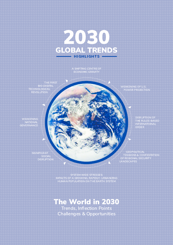 (PDF) The World in 2030_Highlights and Implications for the Arab Region