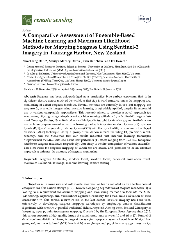 Pdf A Comparative Assessment Of Ensemble Based Machine Learning And