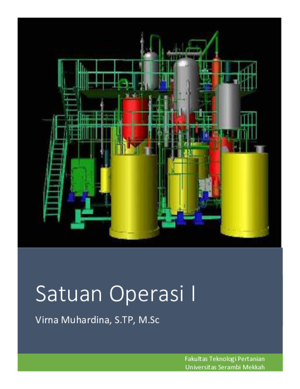 (PDF) Satuan Operasi I