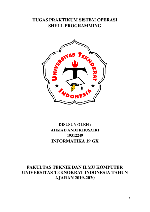 (PDF) TUGAS PRAKTIKUM SISTEM OPERASI SHELL PROGRAMMING