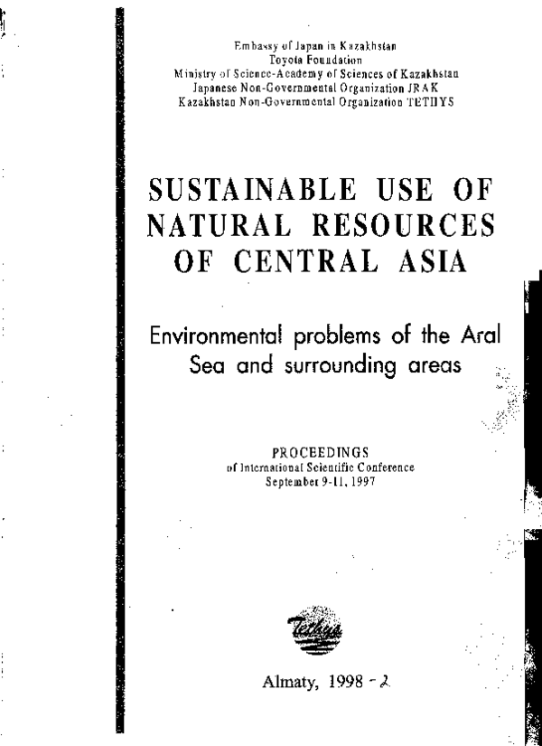 (PDF) Heavy metals in the Ili River delta and in the Balkhsash Lake