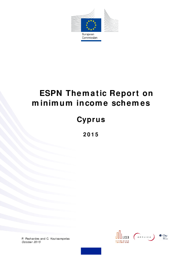 (PDF) Minimum income schemes: Cyprus