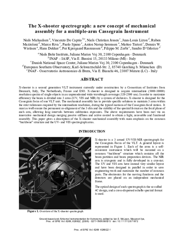 (PDF) The MagE spectrograph | Jorge Estrada - Academia.edu