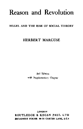 (PDF) Reason and revolution