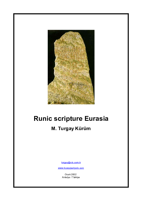 (PDF) Runic Scripture Eurasia