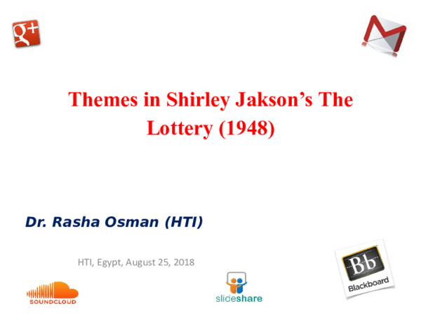 (PPT) Shirley Jackson's 'The Lottery': An Analysis