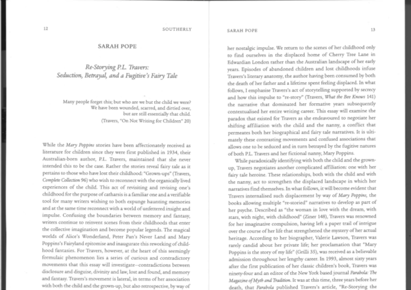 (PDF) Re-Storying P. L. Travers: Seduction, Betrayal, and a Fugitive's ...