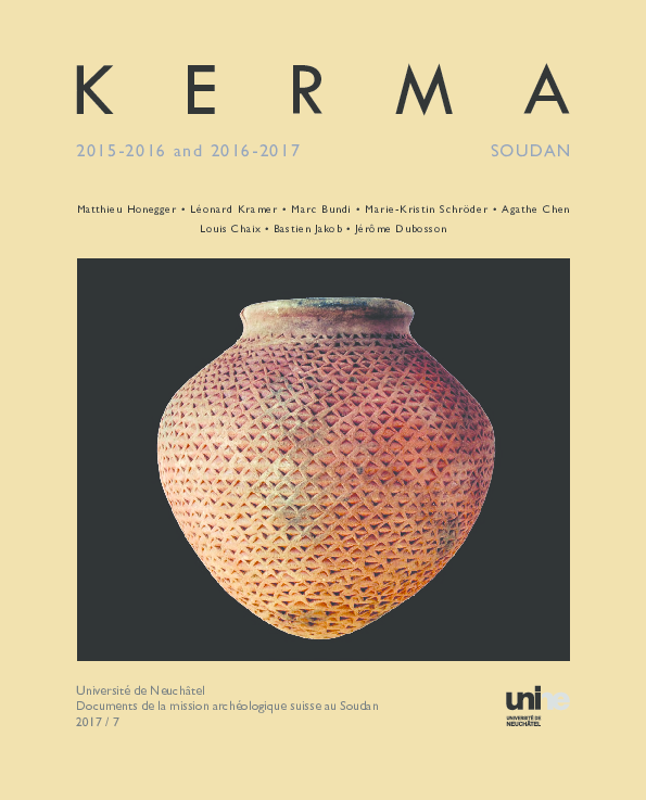 (PDF) The Eastern Cemetery of Kerma: data analysis and excavations in ...