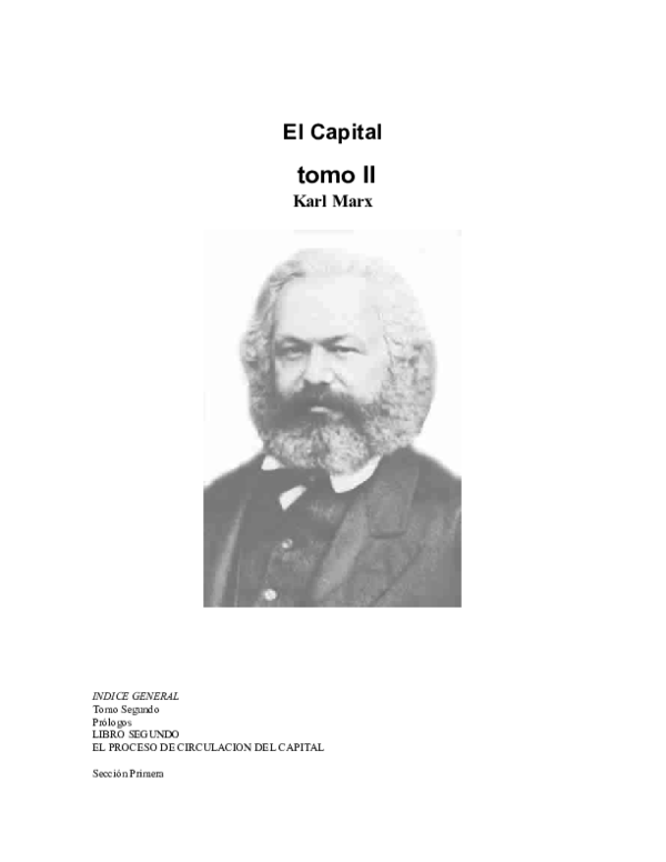 (PDF) Karl Marx - El capital II
