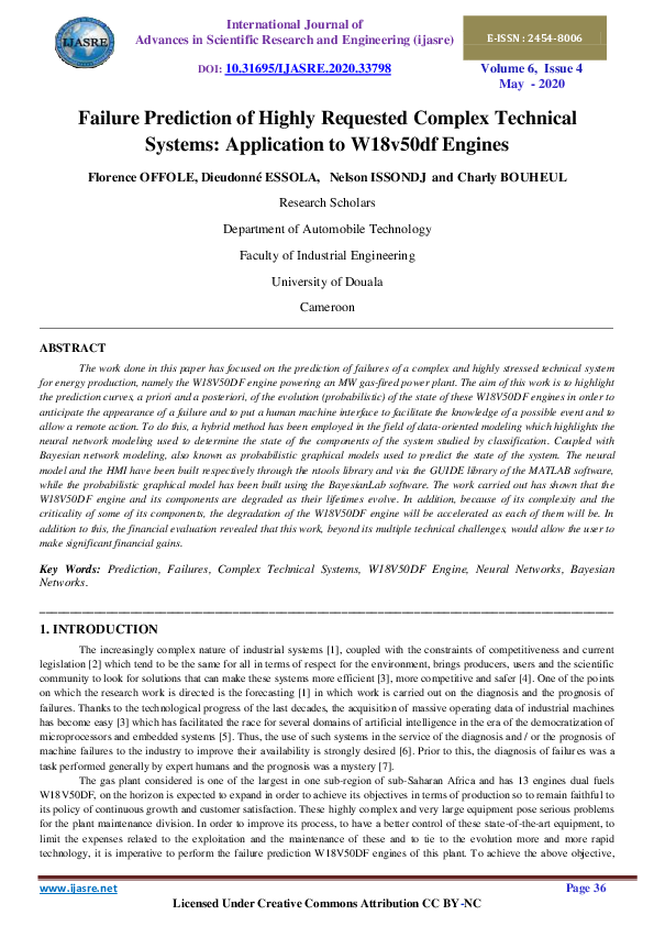 (PDF) Failure Prediction of Highly Requested Complex Technical Systems ...