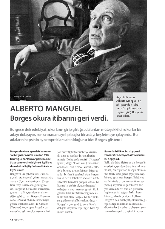 (PDF) Alberto Manguel - Borges üstüne (Notos 54)