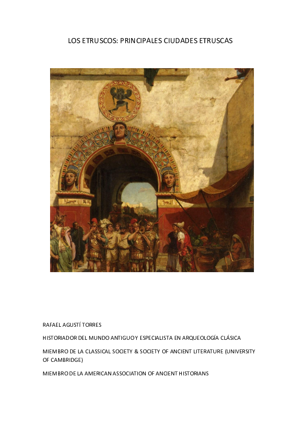 (PDF) LOS ETRUSCOS: PRINCIPALES CIUDADES ETRUSCAS
