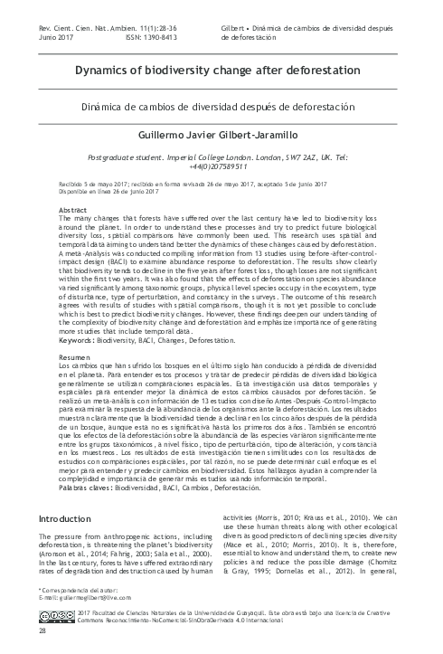 (PDF) Impact of Deforestation on Climate Change | IOSR Journals ...