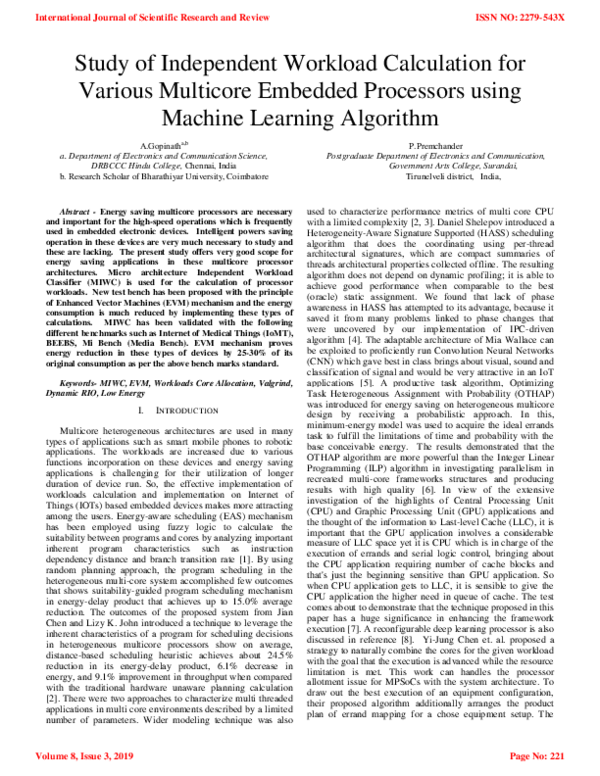 (PDF) Energy-Saving Multicore Processors via ML